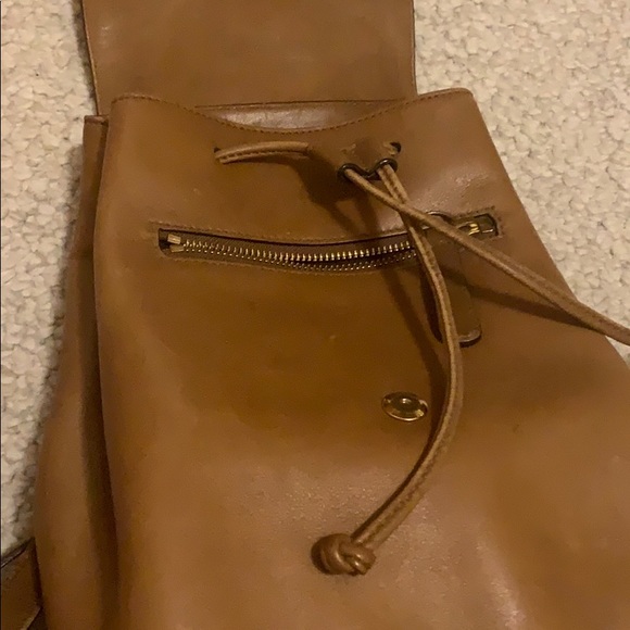 Coach | Bags | Coach Drawstring Leather Backpack | Poshmark